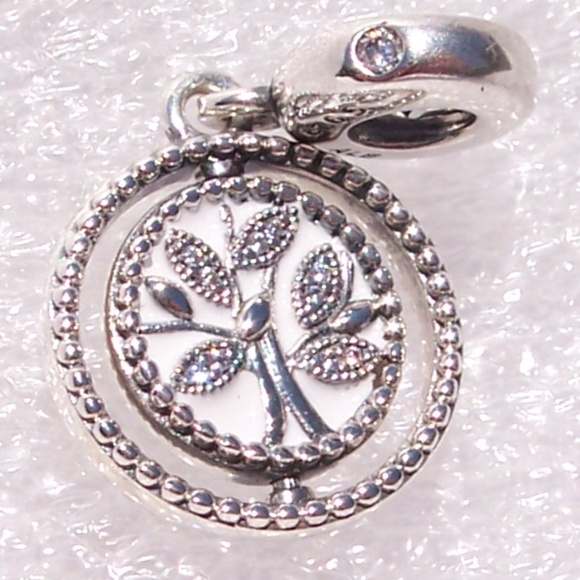 Pandora | Jewelry | Pandora Spinning Tree Of Life Silver Enamel Cz ...